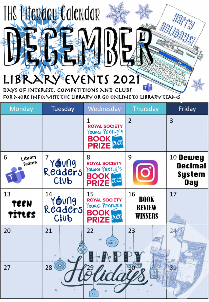 School Library Events December 2021 – Tynecastle High School